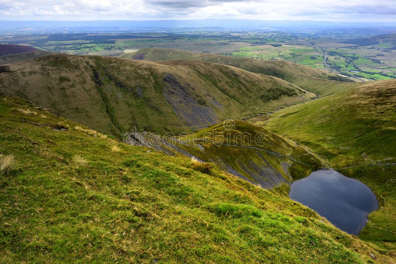 Scales Tarn, Sharp Edge, Blencathra, Lake District Stock Photo - Image ...
