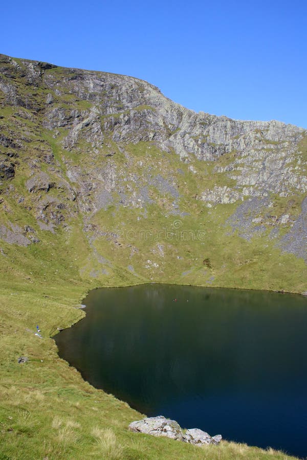Scales Tarn, Sharp Edge, Blencathra, Lake District Stock Image - Image ...