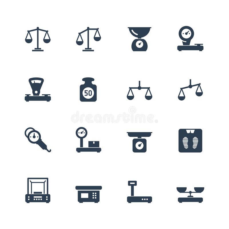 Scales for Weighing with the Measuring Tape. Stock Vector ...