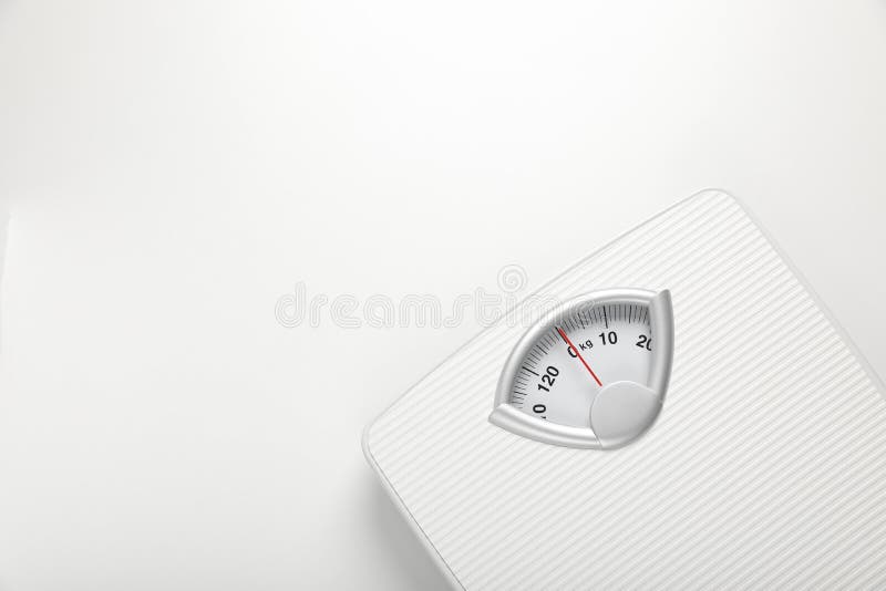 Top View of Scales on Floor. Overweight Problem Stock Image - Image of ...