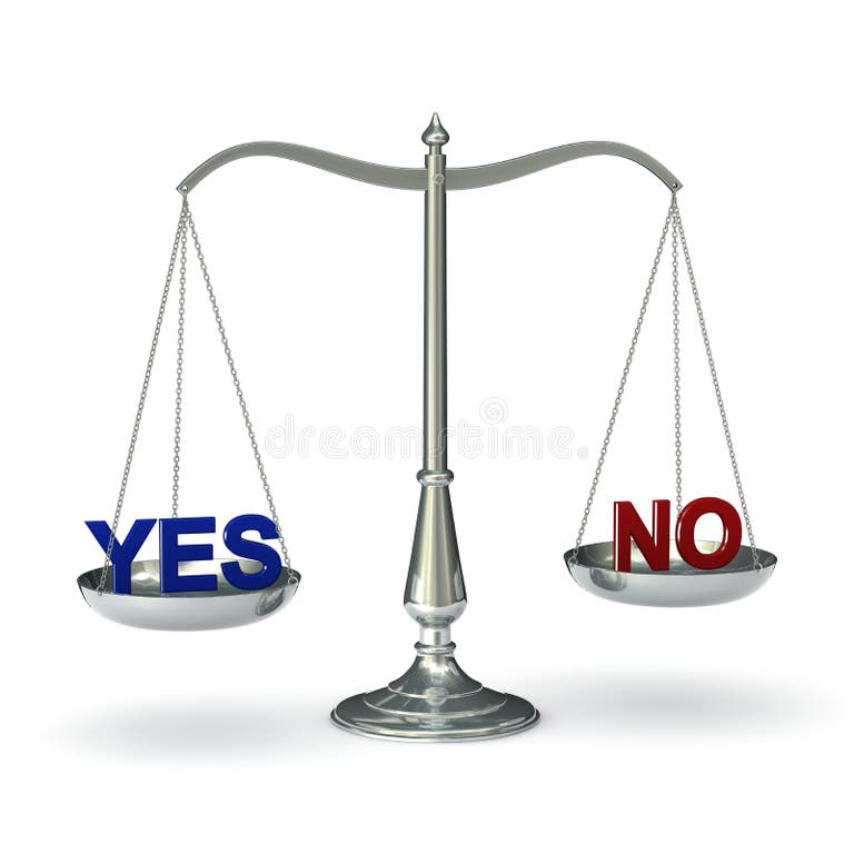 Yes No Balance Stock Illustrations – 296 Yes No Balance Stock ...