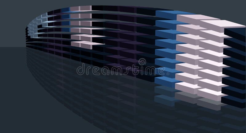 Scaling Digital Bridge Shape Stock Vector - Illustration of play, cover ...