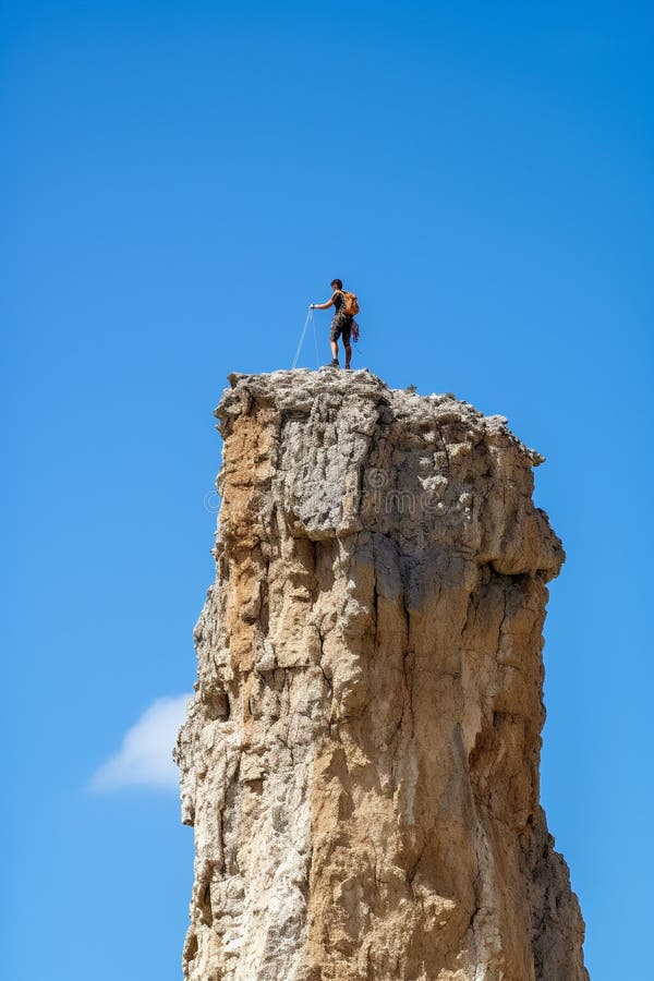 Scaling the Heights - a Journey of Strength and Adventure Stock ... Scaling the Heights - a Journey of Strength and Adventure Stock ...
