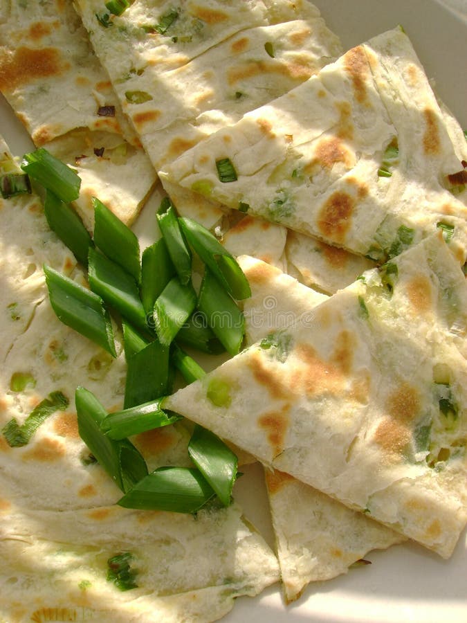 Scallion Pancakes stock photo. Image of scallion, bread - 14067980