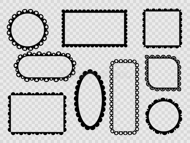 Scallop Edge Lace Stock Illustrations – 189 Scallop Edge Lace Stock ...