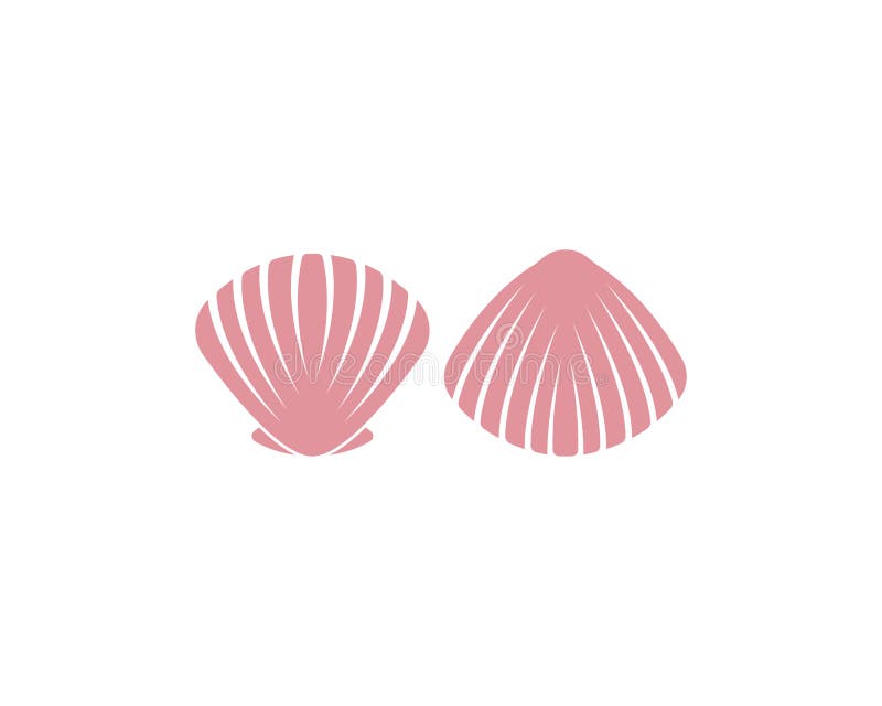 Scallop Logo Template Vector Icon Illustartion Stock Illustration ...