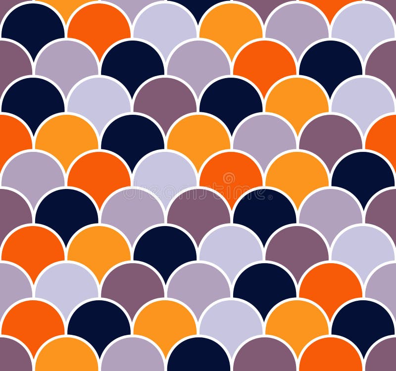 Scallop Seamless Vector Pattern Stock Vector - Illustration of morocco ...