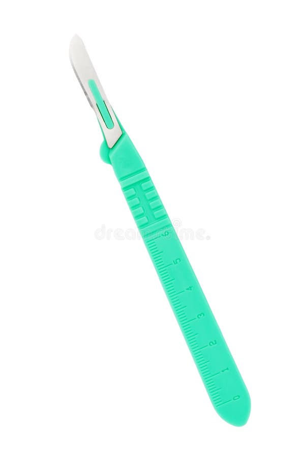 Scalpel stock image. Image of green, medicine, cutting - 50082901