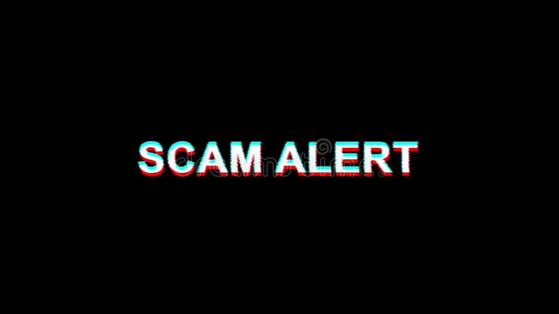 Scam Alert Alert Warning Attack on Screen World Map. Stock Video ...