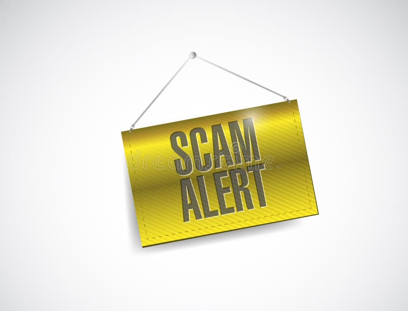 Scam alert stock illustration. Illustration of mark, fraud - 88005793