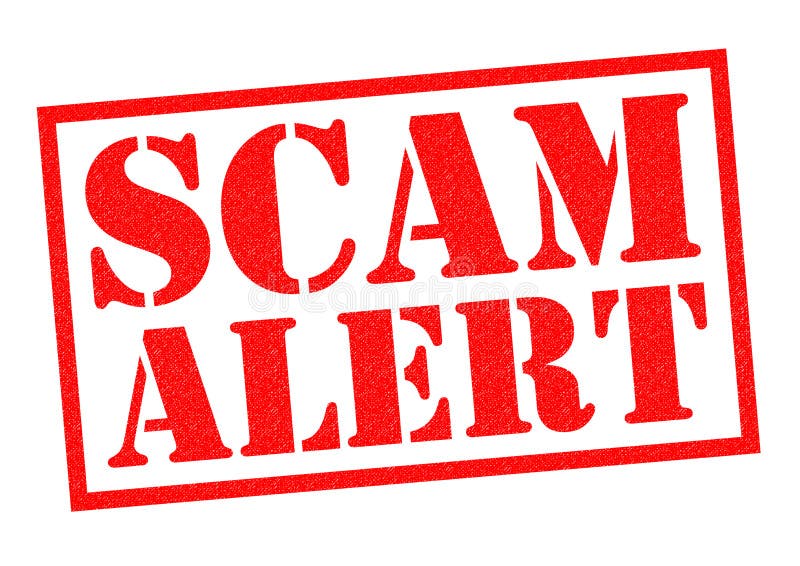 Scam alert stock illustration. Illustration of button - 86702673