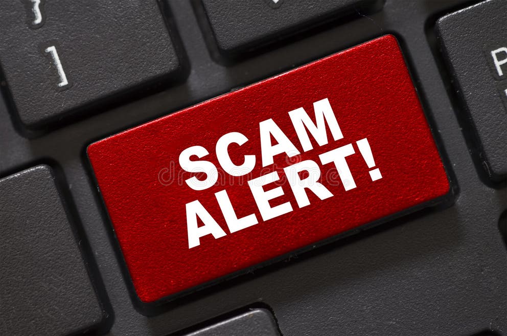 Scam Alert Word on Keyboard Stock Photo - Image of attention, theft ...