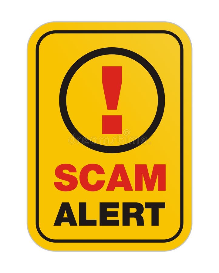 Scam alert stock illustration. Illustration of mark, fraud - 88005793