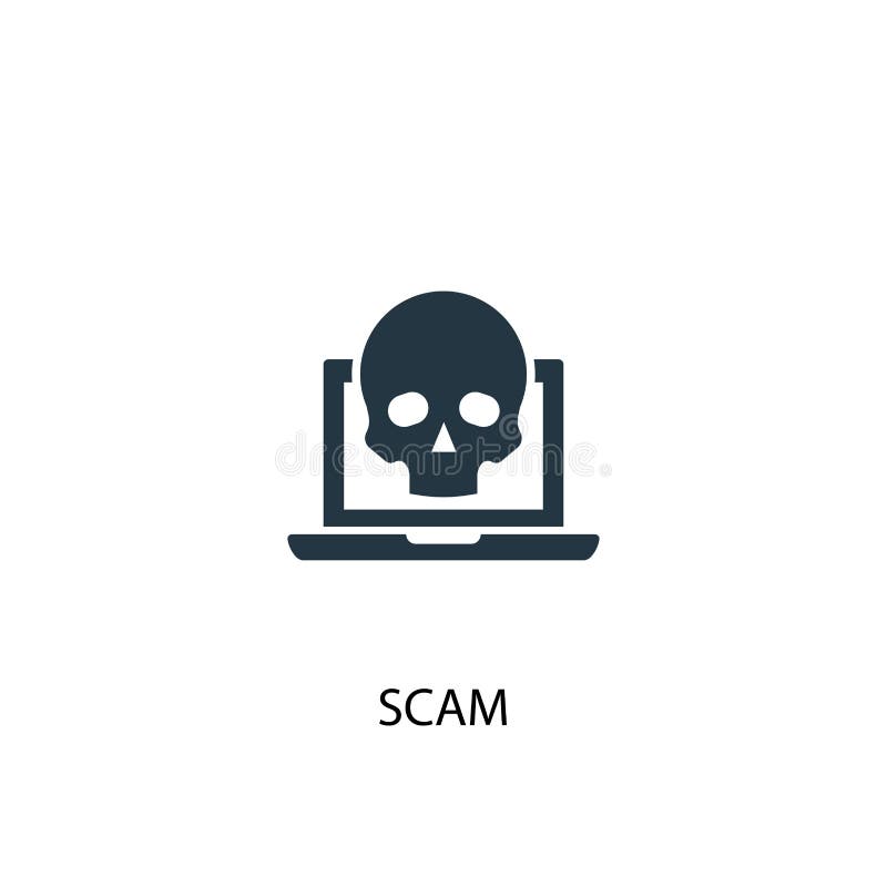 Scam icon stock vector. Illustration of malware, pirate - 158225085