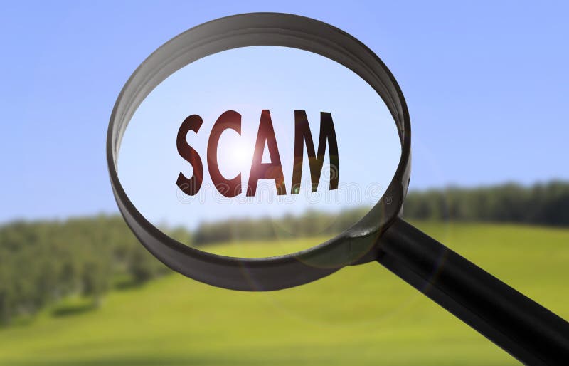 Scam stock image. Image of magnifying, background, auction - 80654819