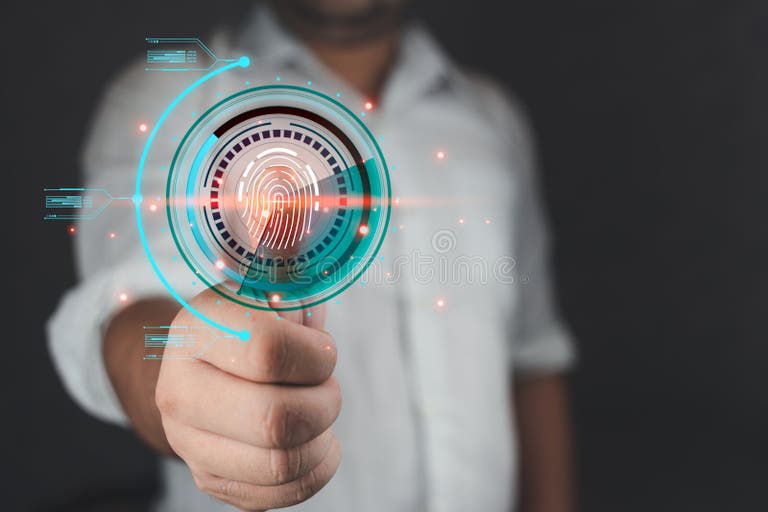 Scam Safe Fingerprint Scanning and Biometric Authentication, Processing ...