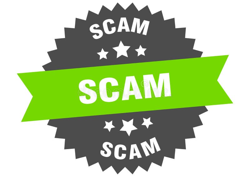 Scam stock vector. Illustration of stamp, seal, vector - 160545019