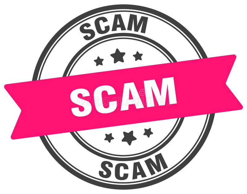 Scam stock vector. Illustration of focus, sign, blur - 147623776