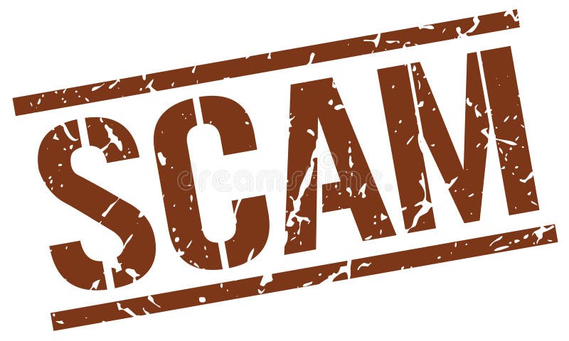 Scam stamp stock vector. Illustration of seal, badge - 100708904