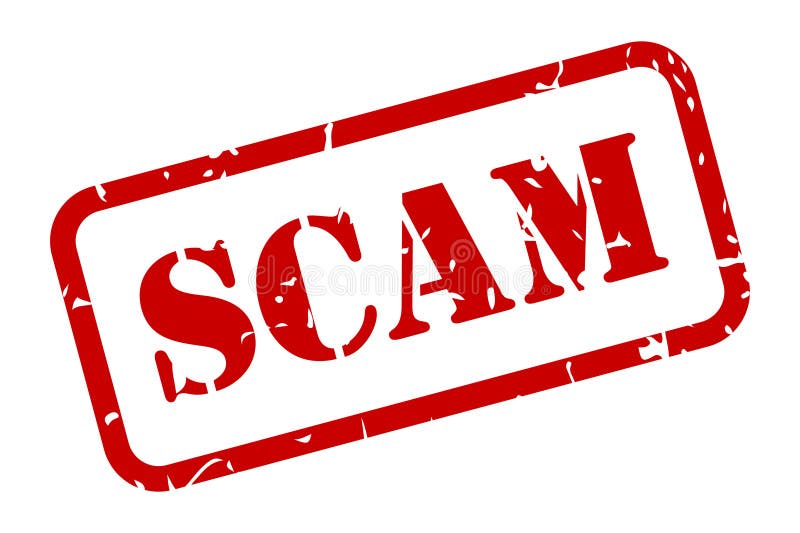Scam Red Stamp Vector stock vector. Illustration of isolated - 315612198