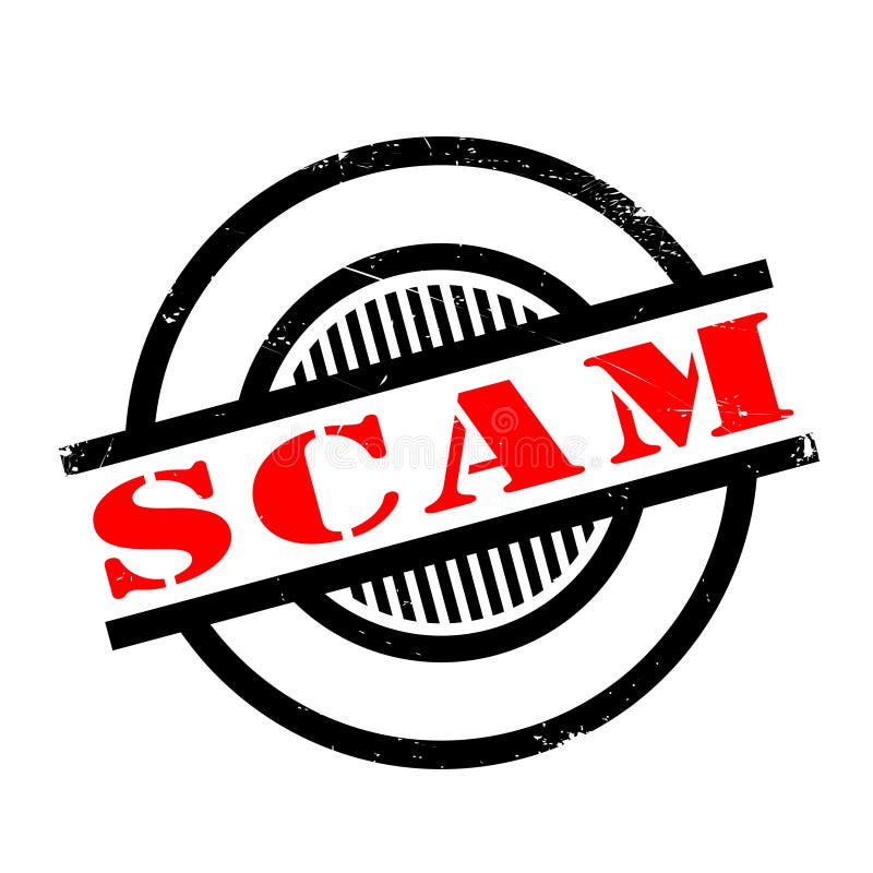 Scam-Stempel stock abbildung. Illustration von taste - 87996952