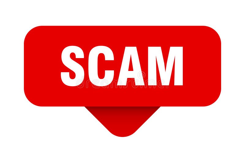 Scam stock vector. Illustration of focus, sign, blur - 147623776