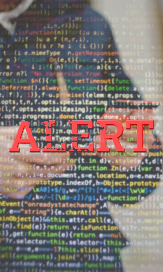 Scam Warning - Alert on Screen Stock Image - Image of malware ...