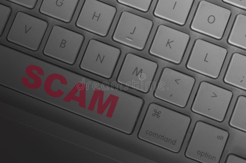 SCAM Word Written on Computer Keyboard Keys Editorial Image - Image of ...