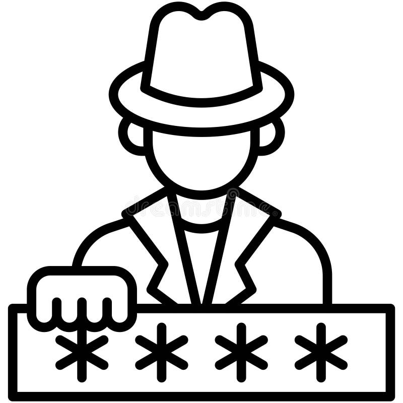 Scammer Icon, DeFi Related Vector Illustration Stock Vector ...