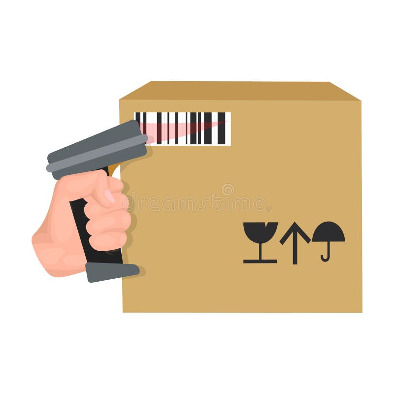 Scanning Bar Code Cartoon Stock Illustrations – 201 Scanning Bar Code ...