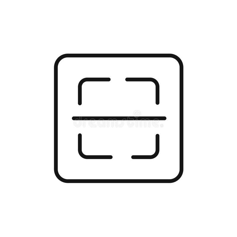 Scan Button Icon Vector Set Collection for Web Stock Vector ...