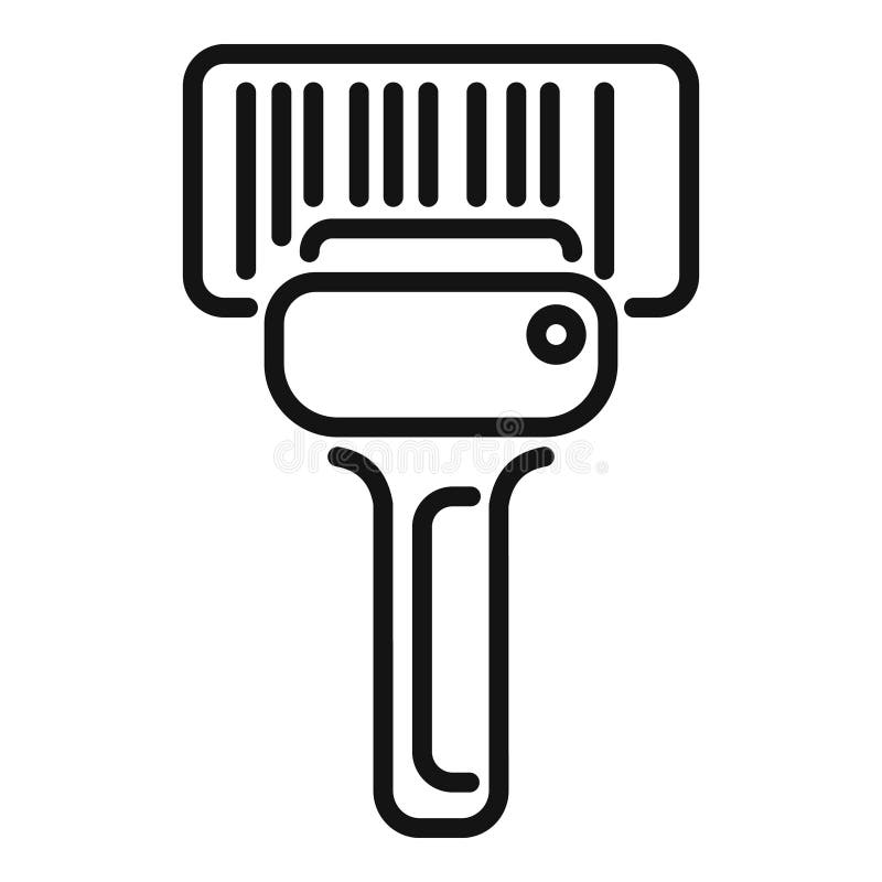 Scan City Id Matrix Icon Outline Vector. Digital Screen Stock Photo ...