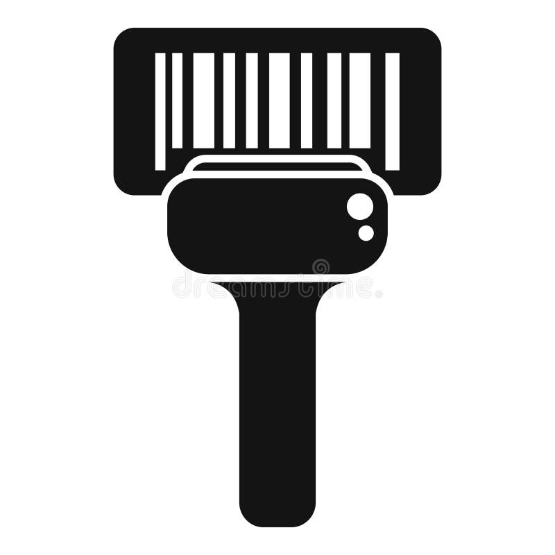 Scan City Id Matrix Icon Simple Vector. Digital Screen Stock ...