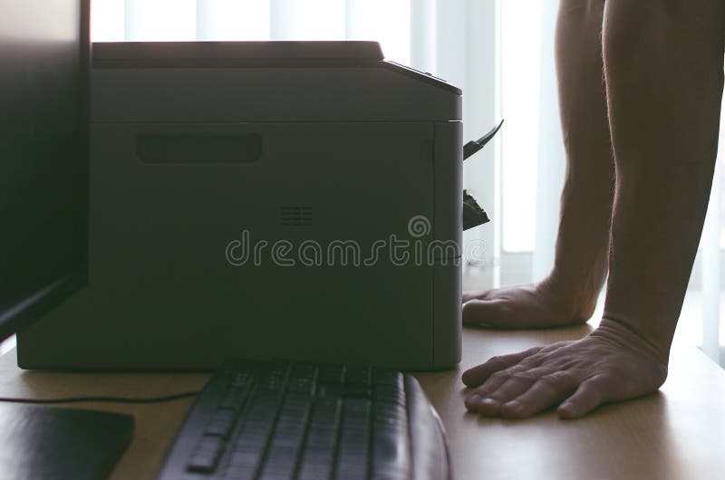 Scan documents. stock image. Image of documents, working - 132578671