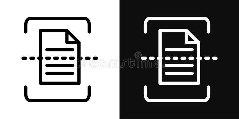 Scan Documents Stock Illustrations – 574 Scan Documents Stock ...