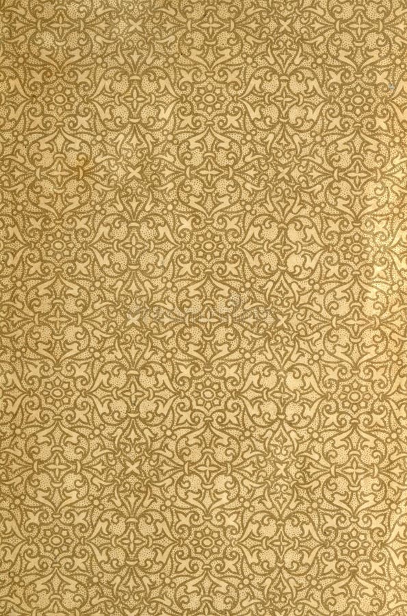 Scan the Flyleaf of an Old Book, Yellow-gray-brown, with Dense and ...