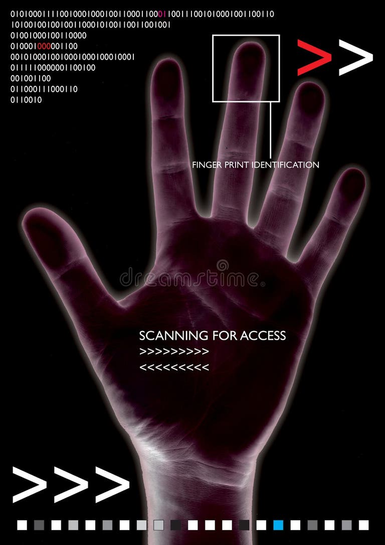 Hand Scanner Access Stock Illustrations – 6,536 Hand Scanner Access ...