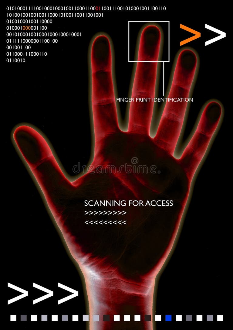 Hand Scanner Access Stock Illustrations – 6,536 Hand Scanner Access ...