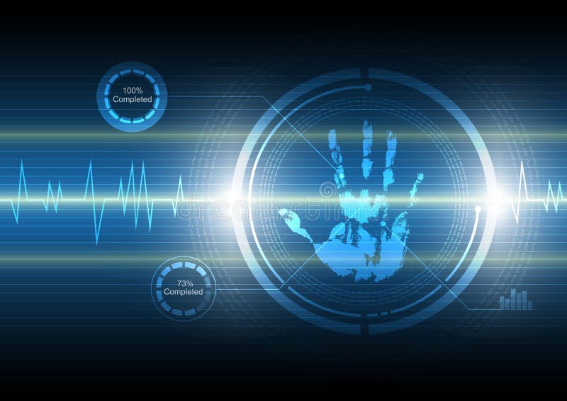 Abstract Technology Background.Security System Concept Stock Vector ...