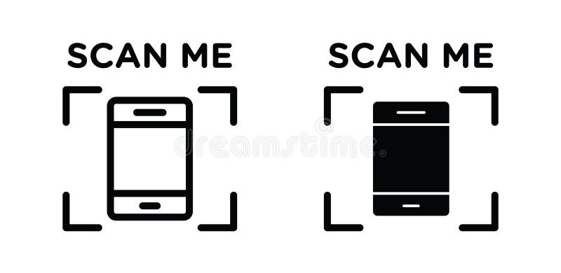Scan Me Arrow Stock Illustrations – 115 Scan Me Arrow Stock ...