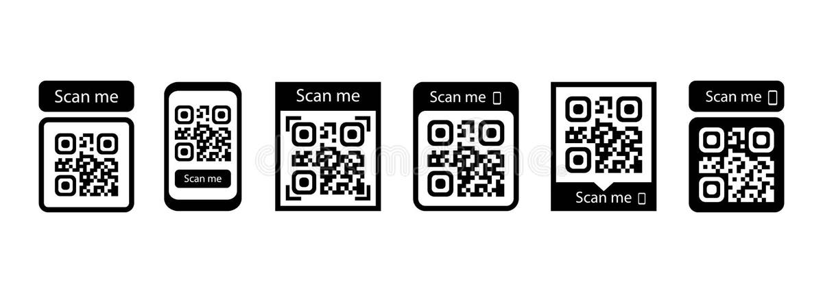Qr Code Scan Me Icon Stock Illustrations – 725 Qr Code Scan Me Icon ...