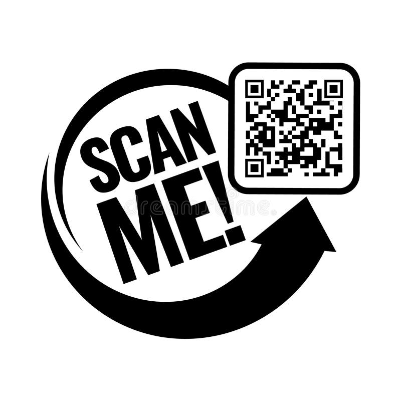 Scan me icon. stock vector. Illustration of communication - 203120911