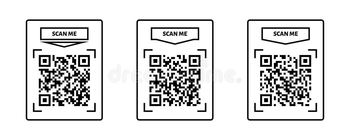 Scan Me Frame Stock Illustrations – 290 Scan Me Frame Stock ...