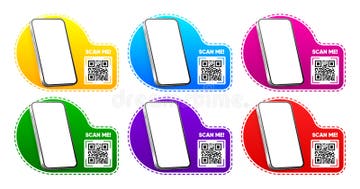 Scan Me Qr Code Stock Illustrations – 654 Scan Me Qr Code Stock ...