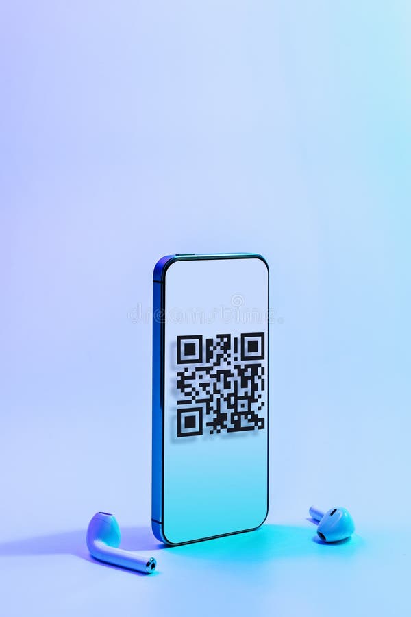 Scan Pay. Mobile Smartphone Screen for Payment Pay, Scan Barcode ...