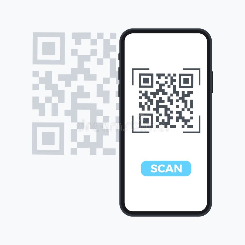 Qr Hand Phone Scan Icon Stock Illustrations – 1,340 Qr Hand Phone Scan ...