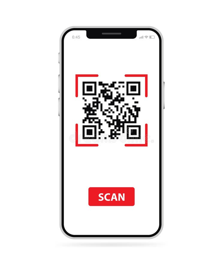 Scan QR Code with Mobile Phone. Electronic , Digital Technology ...