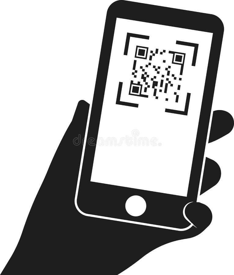 Scan Qr Code Your Phone Stock Illustrations – 156 Scan Qr Code Your ...