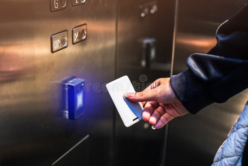 Scan the Smart Card at the Elevator To Specify Your Destination Floor ...