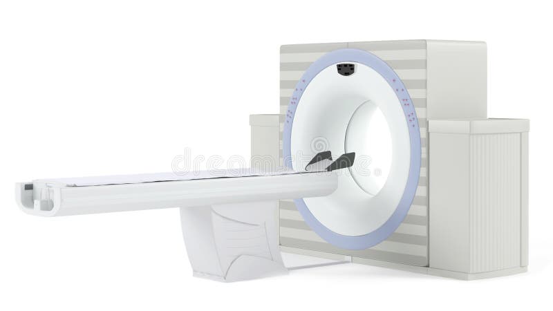 Scan System in a Hospital. Computer Tomographic Stock Illustration ...